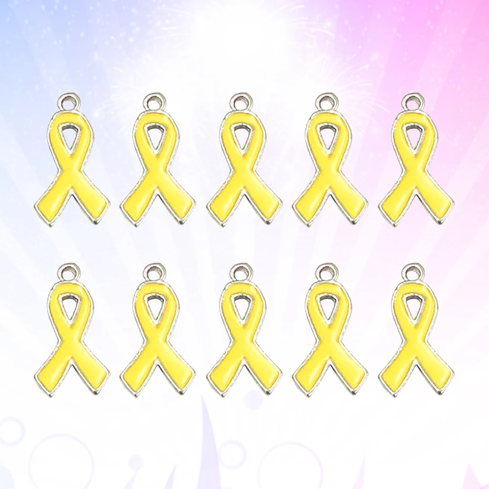 50pcs-Ribbon-Charms-Awareness-Alloy-Pendant-Craft-Making-Beads-for-DIY ...