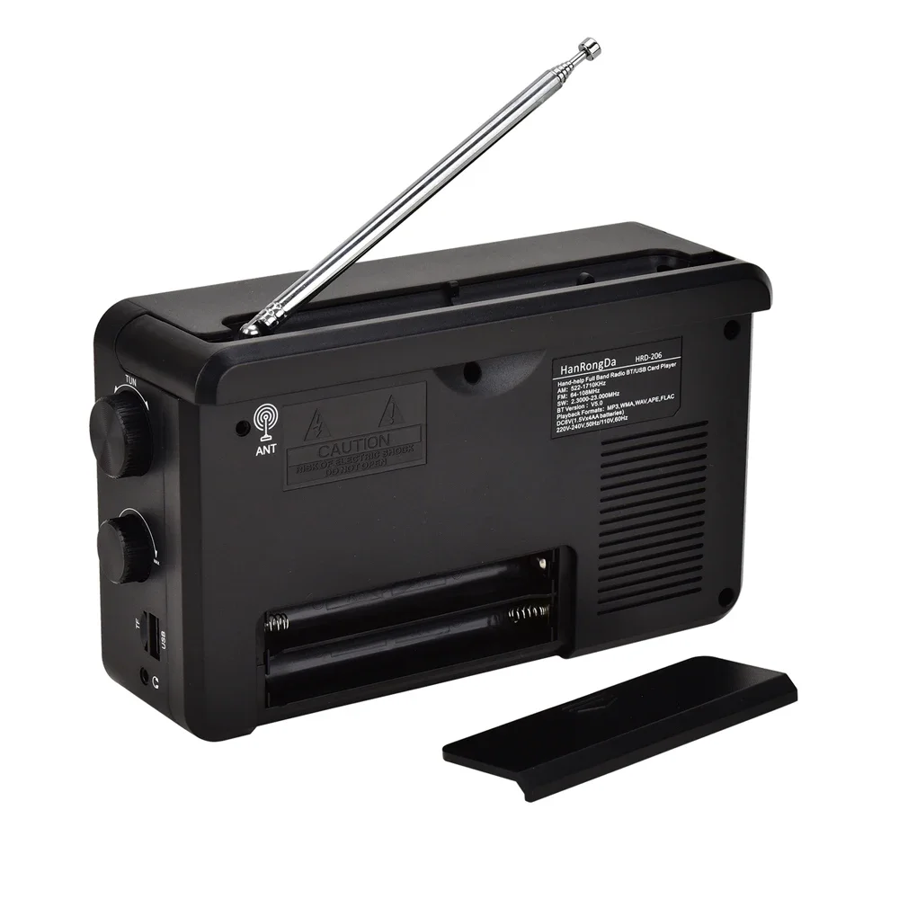 Han rong da HRD-206 Radio FM AM SW, портативное радио, ЖК-дисплей ...