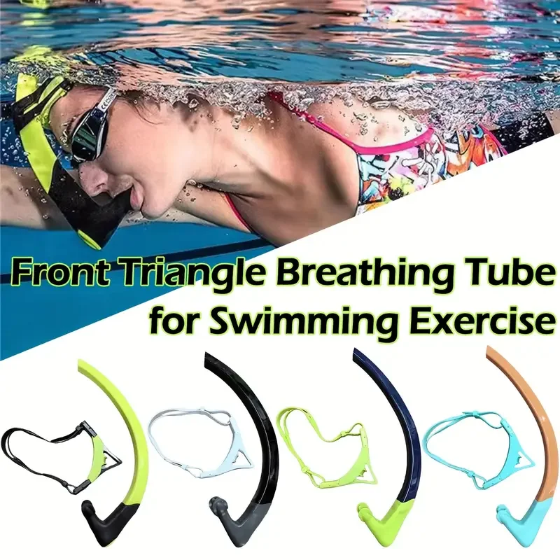 Adult Diving Triangle Snorkel Comfortable Silicone Swimming Underwater ...