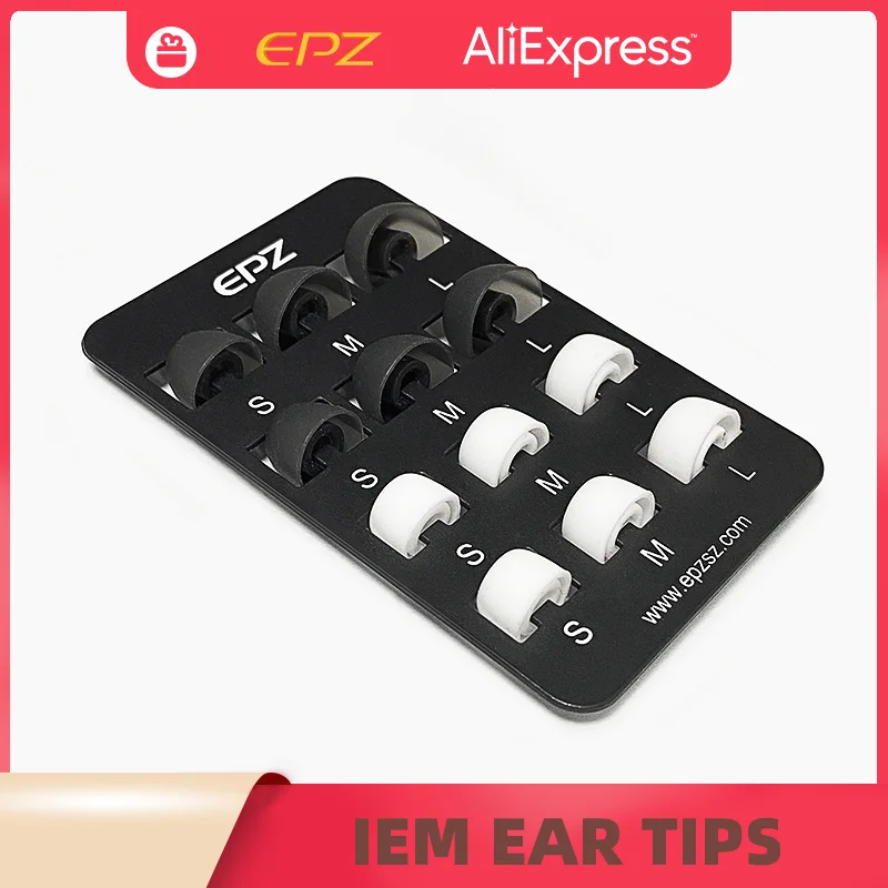 EPZ-In-Ear-Eartips-For-Earphones-Silicone-Covers-Cap-Replacement-Earbud ...