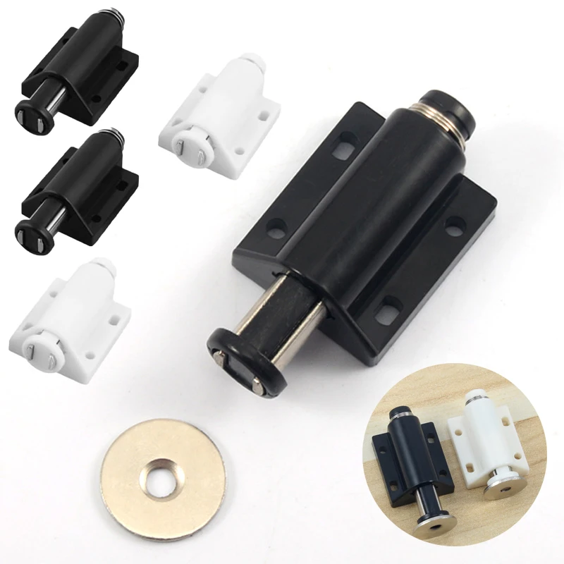 4-2Pcs-Single-Magnetic-Pressure-Push-To-Open-Touch-Latch-Cabinet ...