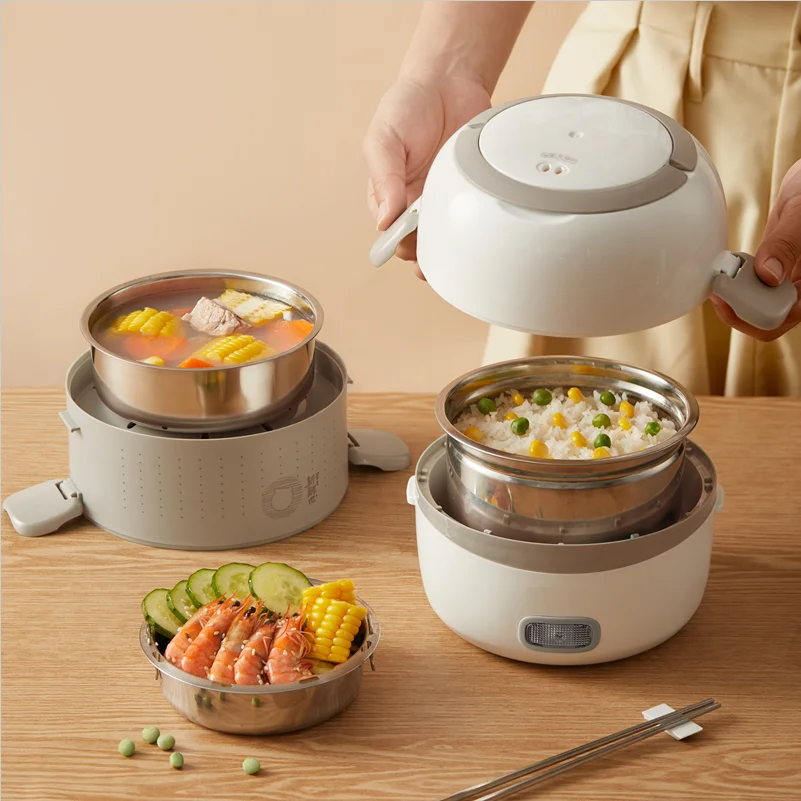 220V Electric Heating Box 2L Steaming Cooking Box 3 Layers Portable ...