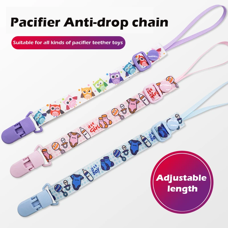 Baby Pacifier Chain Baby Pacifier Anti-drop Chain Belt Adjustable ...