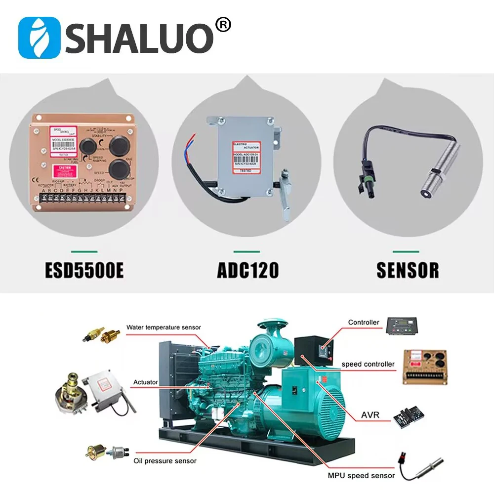 High-Quality-Diesel-Generator-Governor-Kit-ADC120-Actuator-ESD5500E-Speed-Controller-3034572 ...