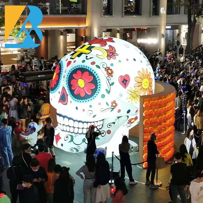 Bespoke-Halloween-Outdoor-Blow-ups-Giant-Inflatable-Skull-for-Events ...