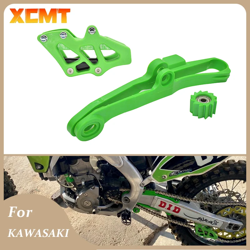 Motorcycle-Chain-Guide-Slider-Guide-Swingarm-Roller-For-Kawasaki-KX250F ...