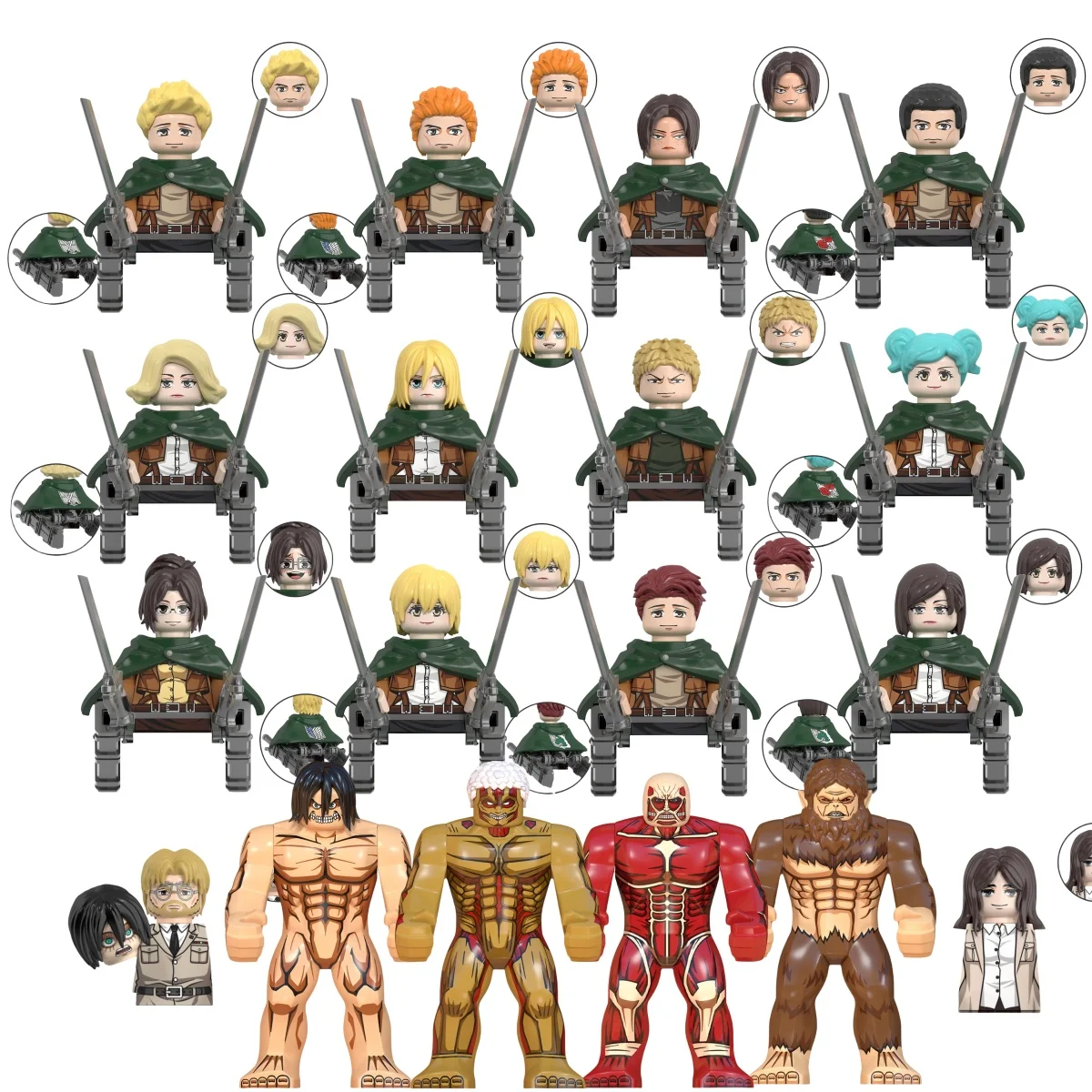 Anime-Bricks-Attack-on-Titan-Survey-Corps-Wiki-Erem-Jaeger-Armin-Levi ...