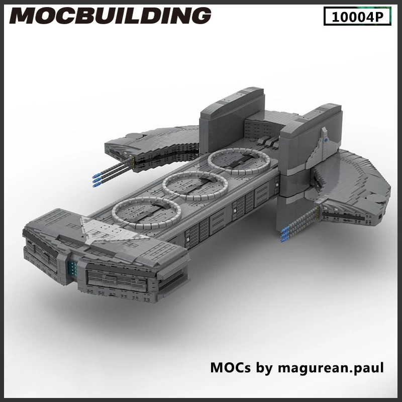 MOC-Building-Blocks-Fleet-Mothership-Battle-Ship-Model-DIY-Bricks ...