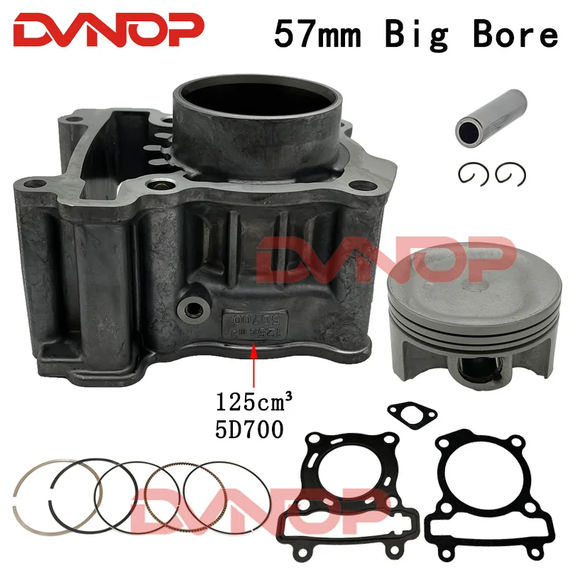 Scooter-57mm-Big-Bore-Cylinder-Block-Kit-For-Yamaha-YZF-R125-MT125 ...