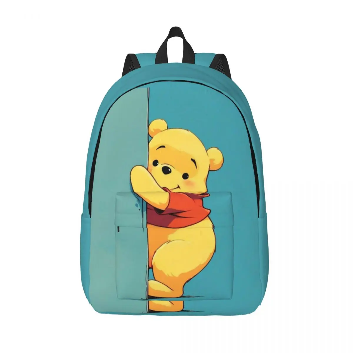 Custom Winnie Pooh Bear Manga Canvas Backpacks for Men Women Water ...