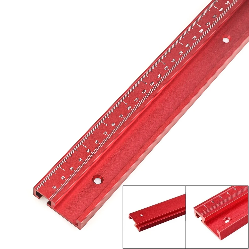 45-TypeT-Track-Miter-Track-With-Scale-300-400-500mm-Woodworking-Chute ...
