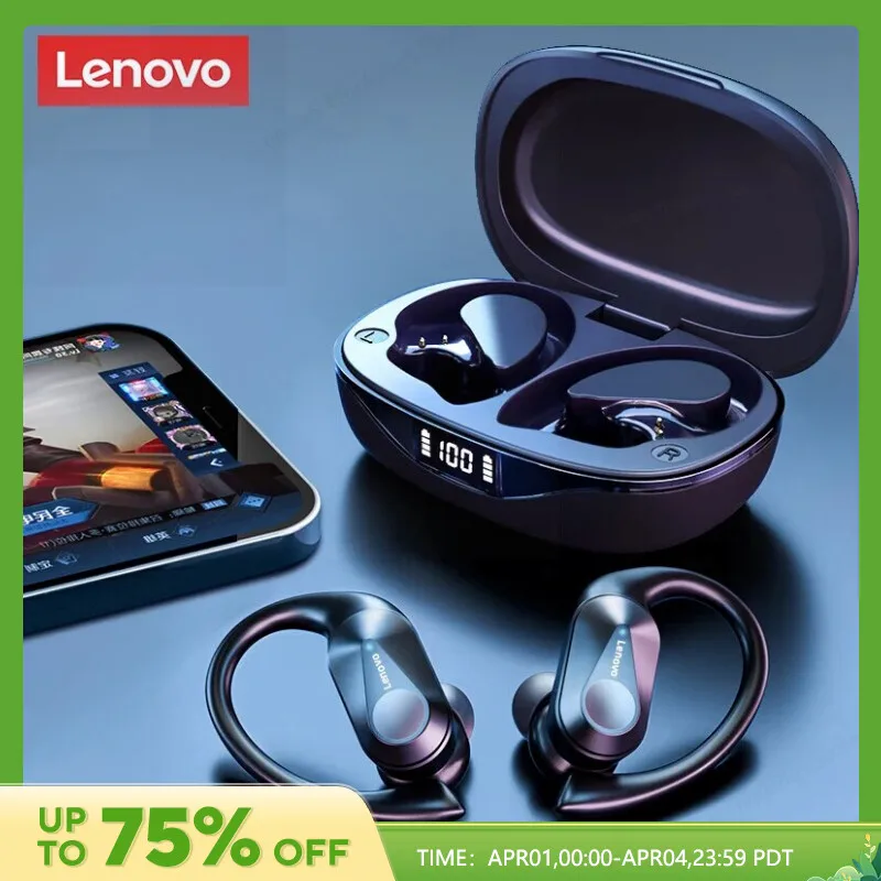 Lenovo-LP75-auriculares-TWS-inal-mbricos-cascos-deportivos-con-Bluetooth-5-3-pantalla-Digital ...