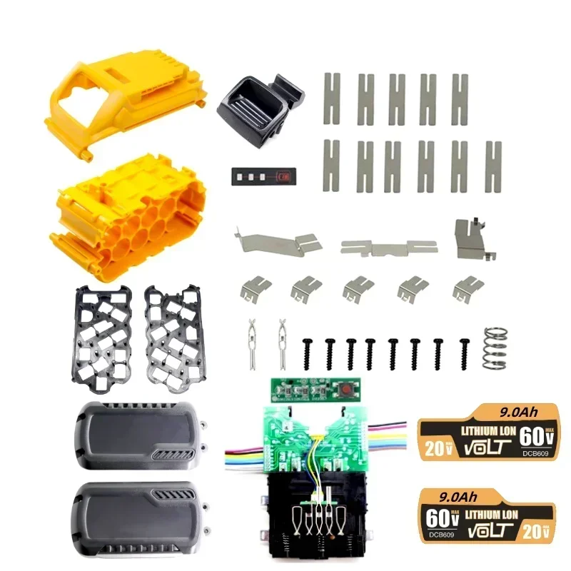 DCB609-15X18650-Battery-Plastic-Case-PCB-Charging-Protection-Circuit ...