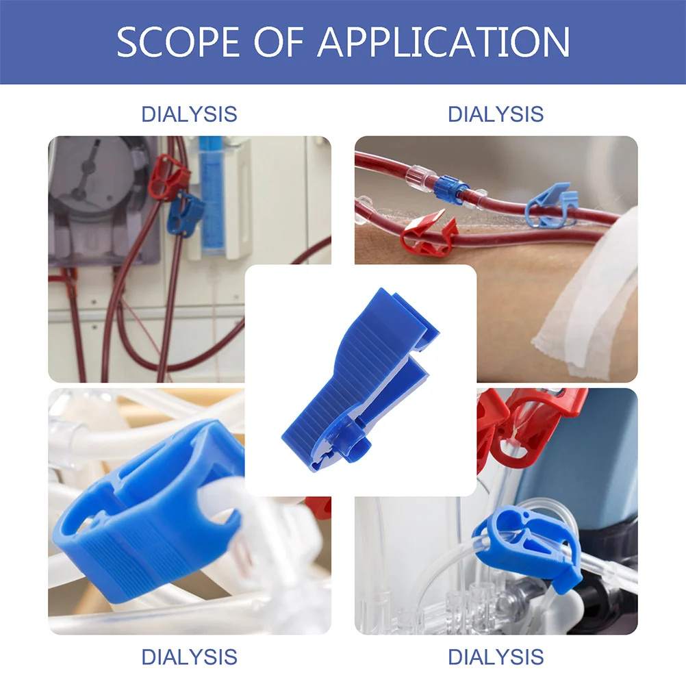 Dialysis Bag Clamp 5Pcs Peritoneal Flow Control Clips Dialysis Tubing ...