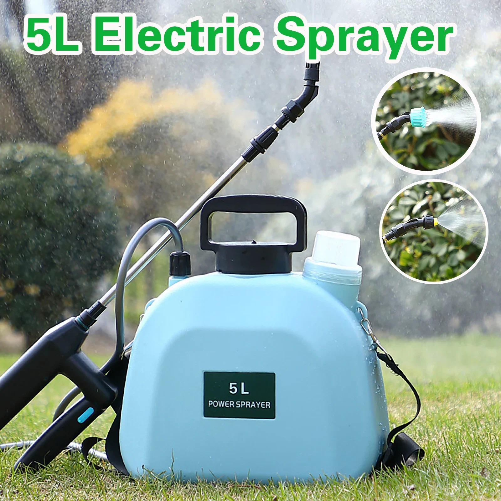 5L-High-Power-Shoulder-Electric-Sprayer-Automatic-Atomization-Watering ...