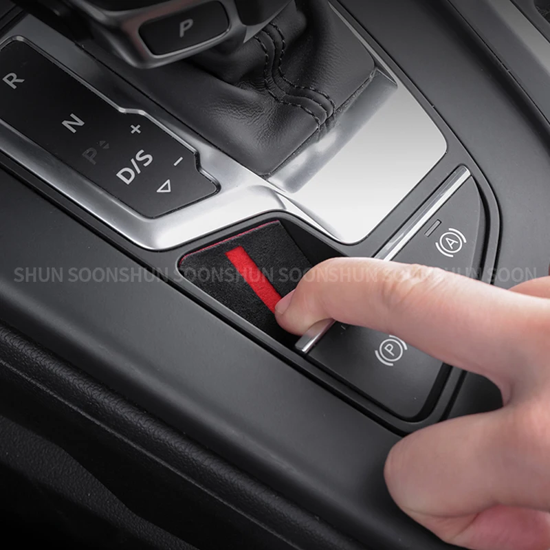 Interior-electronic-hand-brake-sticker-gear-central-control-decorative ...