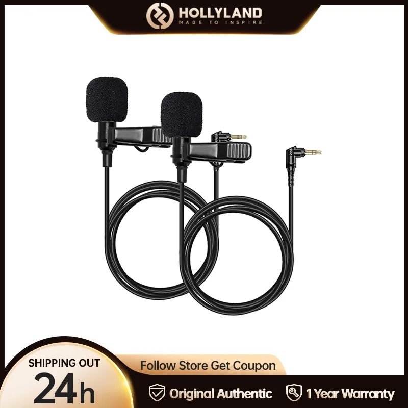 Hollyland Lark Max Lavalier Microphone Professional Omnidirectional ...