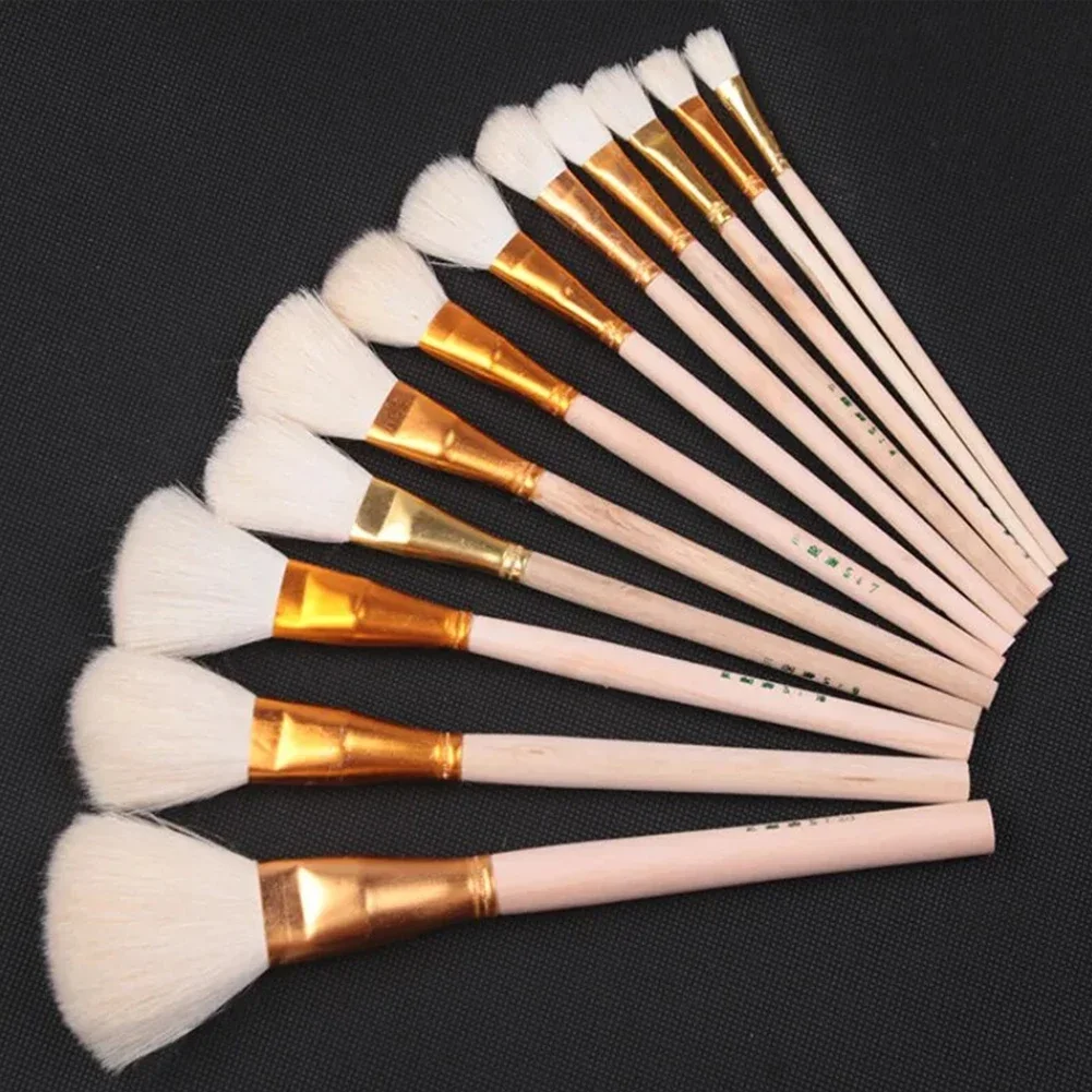 Wool Brush in Different Sizes Gold Leaf Tool Soft and Smooth Wool Brush ...