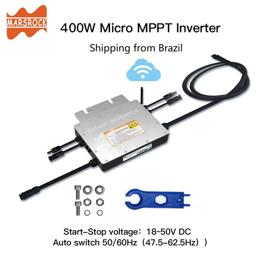 400w 700w Grid Tie Solar Inverter Ip65, 18~50vdc To Ac 120v/240v Auto ...