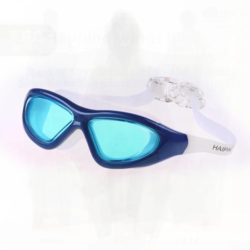 Large Frame Anti-Fog Swimming Goggles for Men And Women Waterproof ...