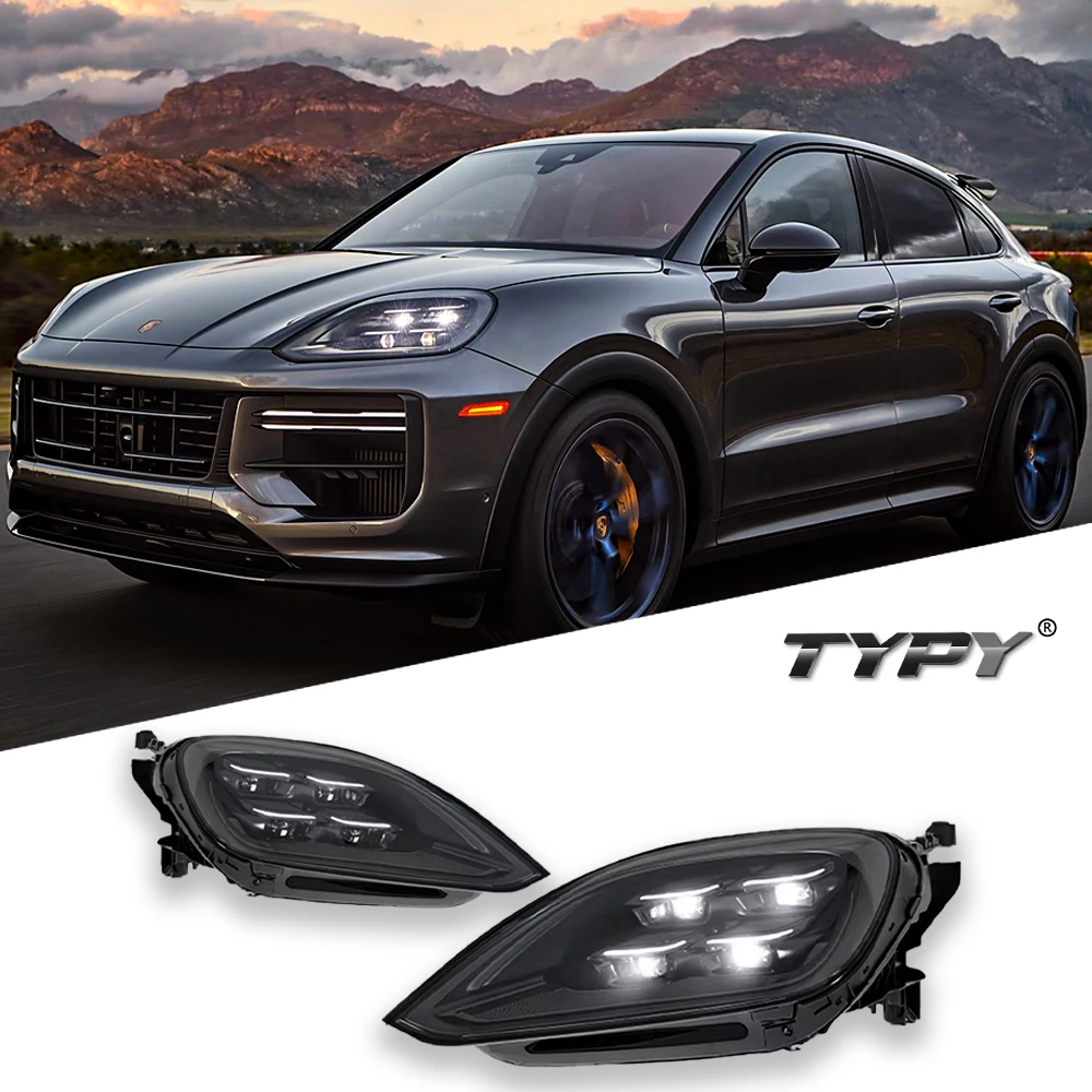 TYPY Car Headlight For Porsche Cayenne 2024-2025 Upgraded 2024 Turbo ...