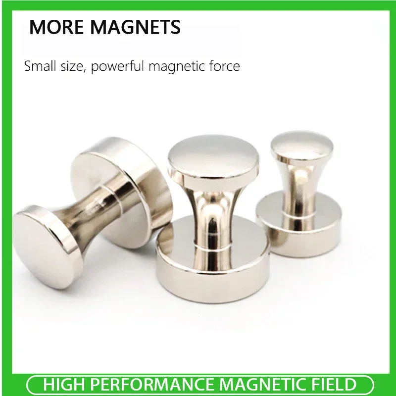 Magnetic-Push-Pins-Neodymium-Magnet-Sucker-Pushpins-Metal-Thumbtack ...