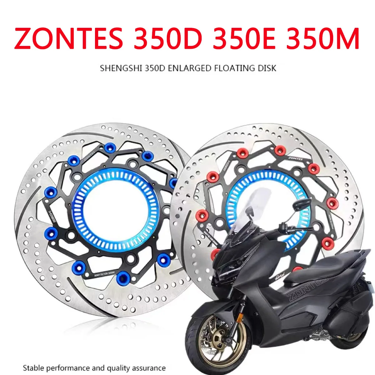 Motorcycle-300mm-Rotor-Disk-Front-Floating-Brake-Disc-Sensing-teeth ...