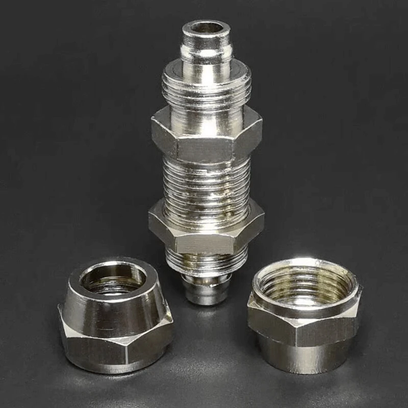 Nickel-Plated-Copper-Pneumatic-Tube-Connector-Quick-Twist-Ferrule ...