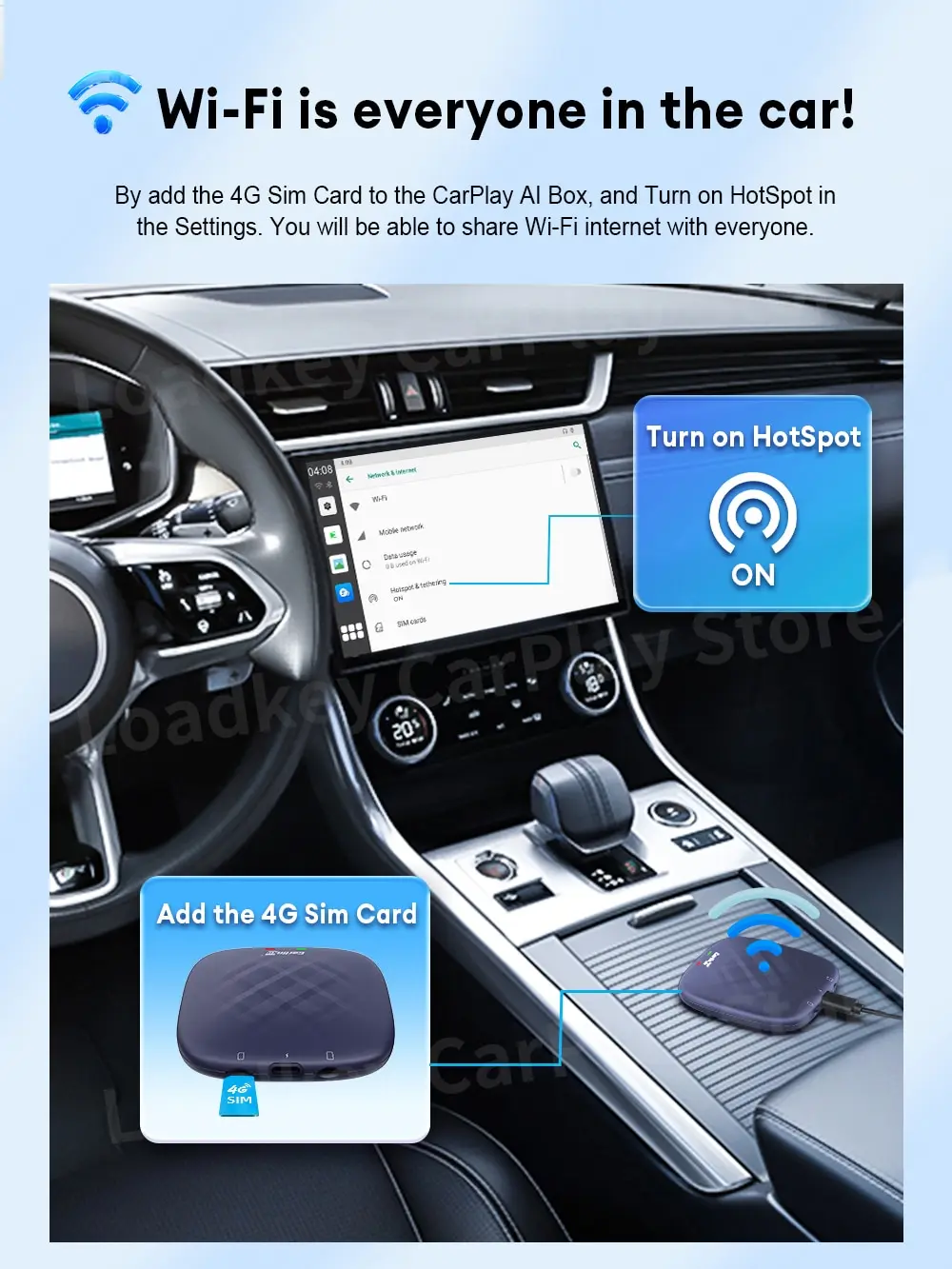 CarlinKit Android 13 Magic Box Wireless Carplay Android Auto for ...
