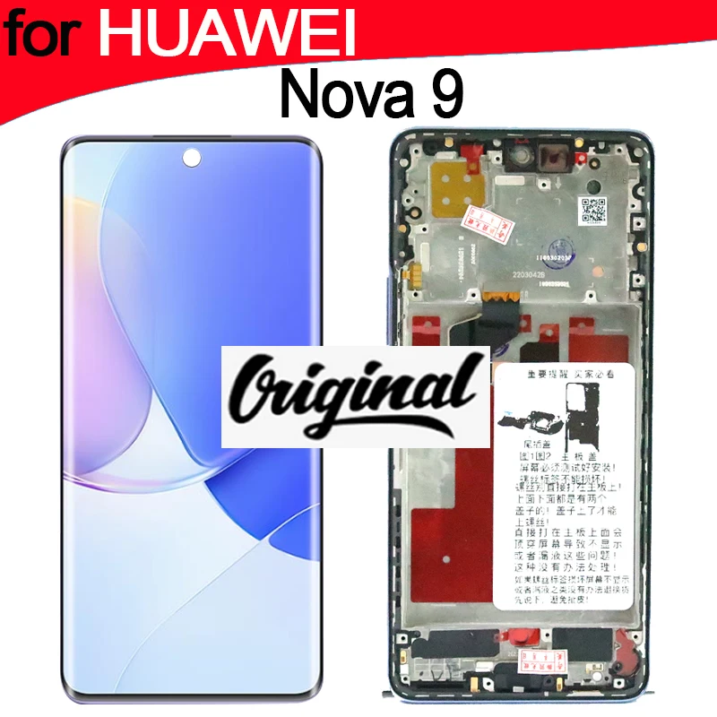 Original For Huawei Nova 9 LCD Touch Screen Digitizer Assembly For Huawei Nova9 LCD Display For ...