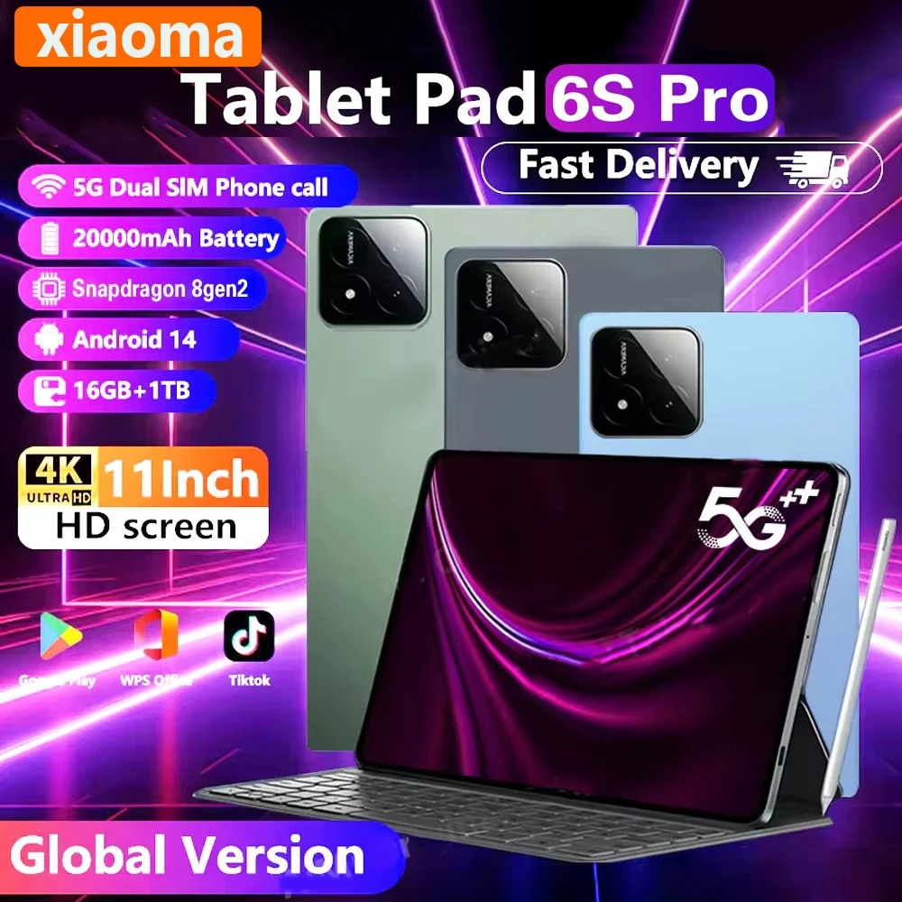 Tablet-pc-original-vers-o-global-pad-6s-pro-11-Polegada-hd-4k-android ...