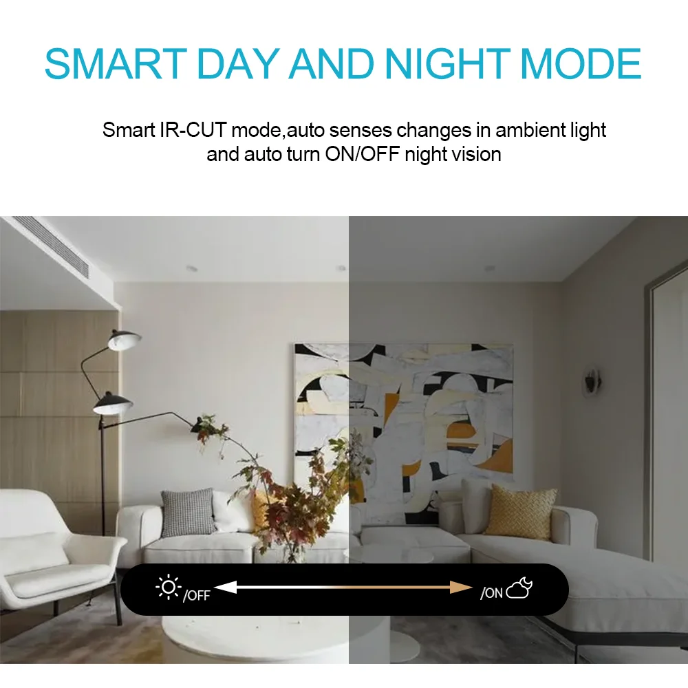 Mini Cameras Smart Home Security Camera Indoor Wireless WiFi Remote ...