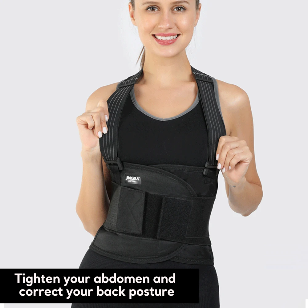 Adjustable-Waist-Protection-Belt-With-Suspender-Strap-Pressurized ...