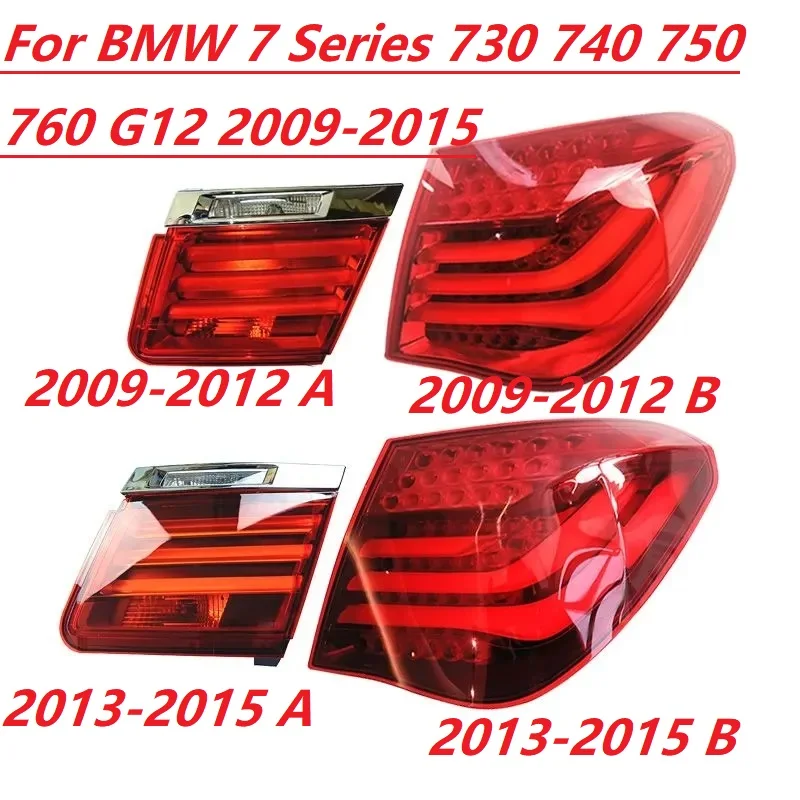 LED Rear bumper tail light brake light For BMW 7 Series 730 740 750 760 ...