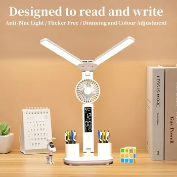 Rechargeable Table Lamp for Study, Desk Lamp Reading Light Led Table ...