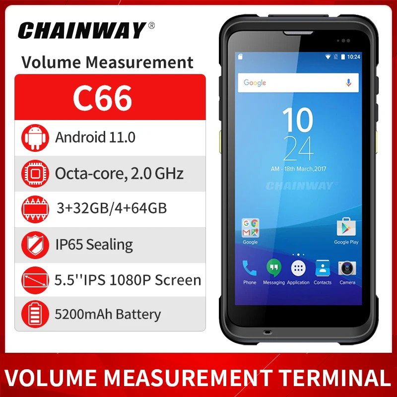CHAINWAY-C66-Android-GPS-Intelligent-Wireless-Handheld-Terminal-Industrial-UHF-PDA-WIFI ...