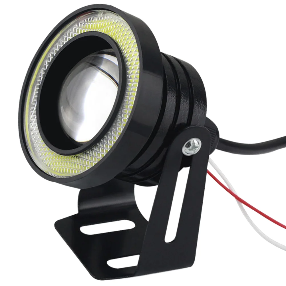 1pc Angel Eye Fog Lamp Cob Aperture Car Led Light Daytime Running Lamps ...