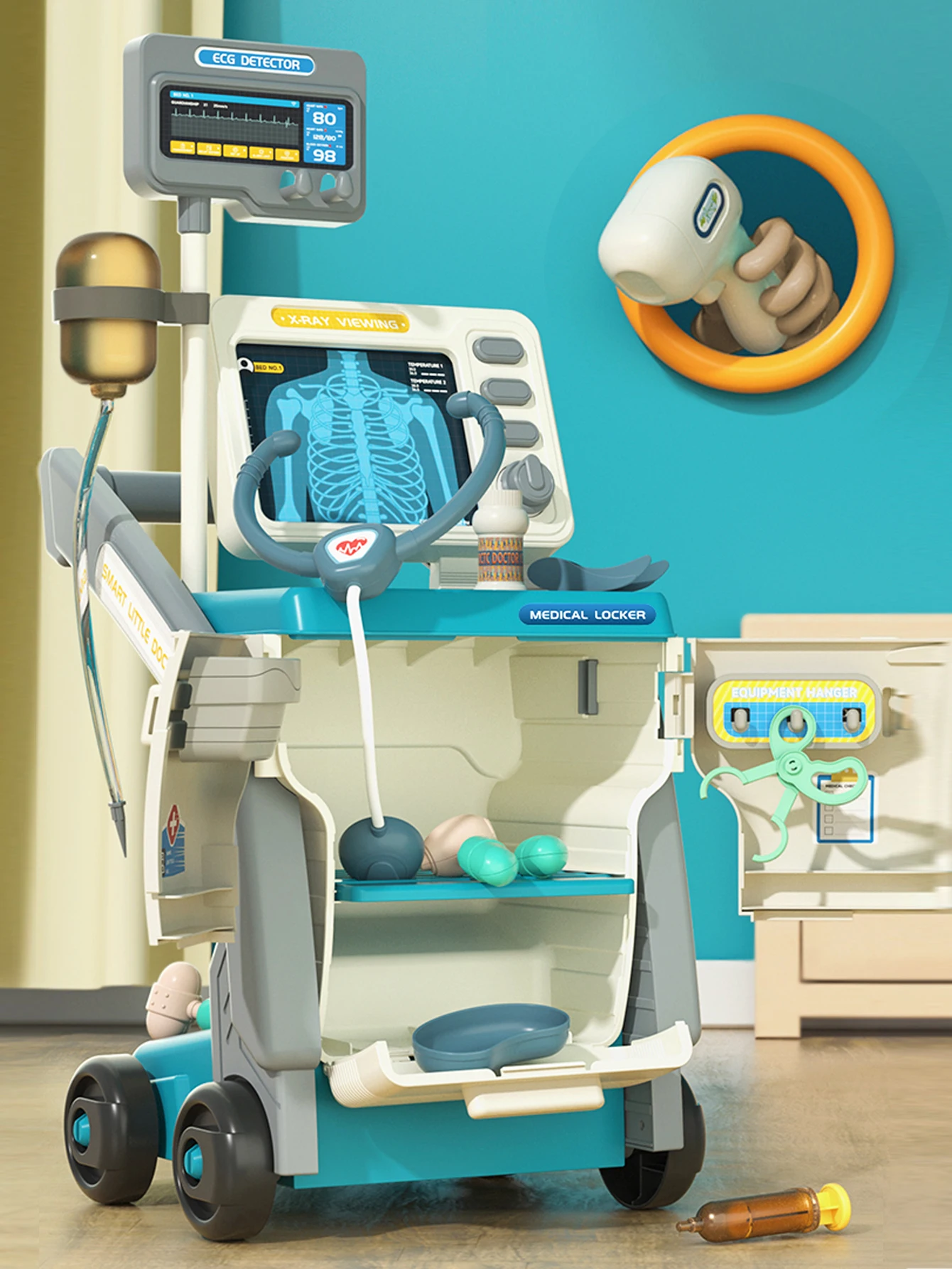 Doctor-kit-for-kids-toy-medical-cart-kit-for-toddlers-with-sounds-3-5 ...