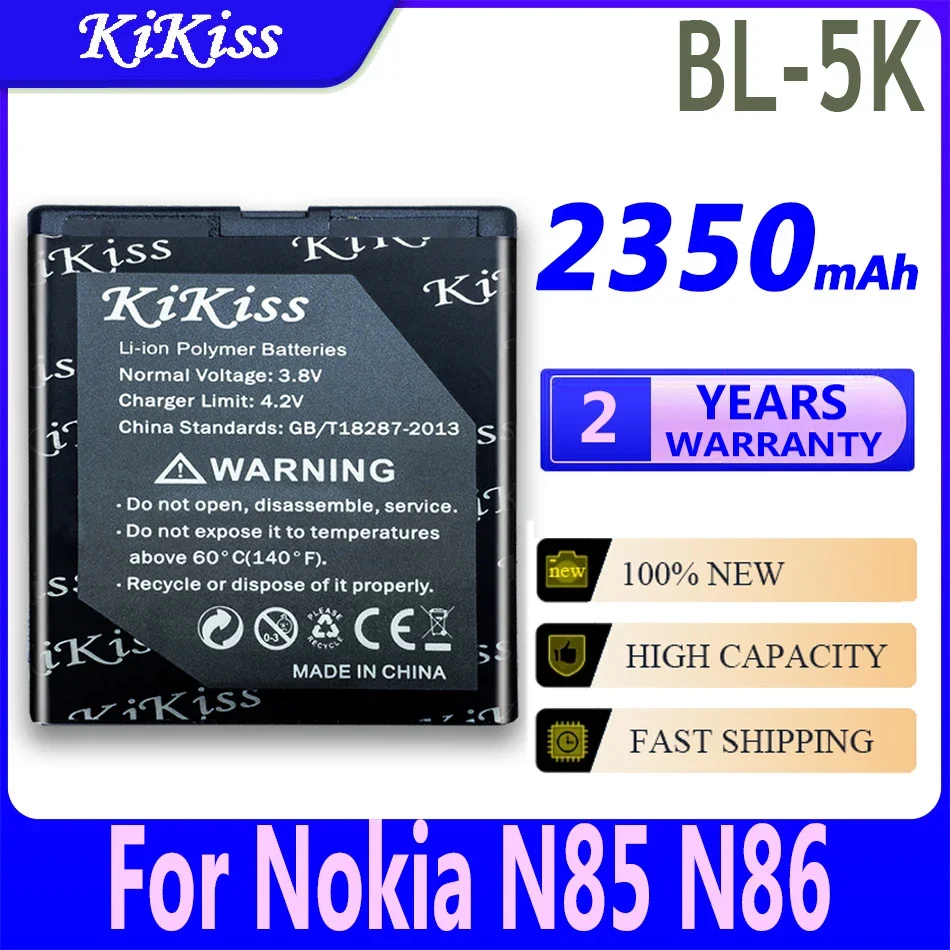 KiKiss-Bateria-de-l-tio-recarreg-vel-para-celular-2350mAh-BL-5K-BL-5K ...