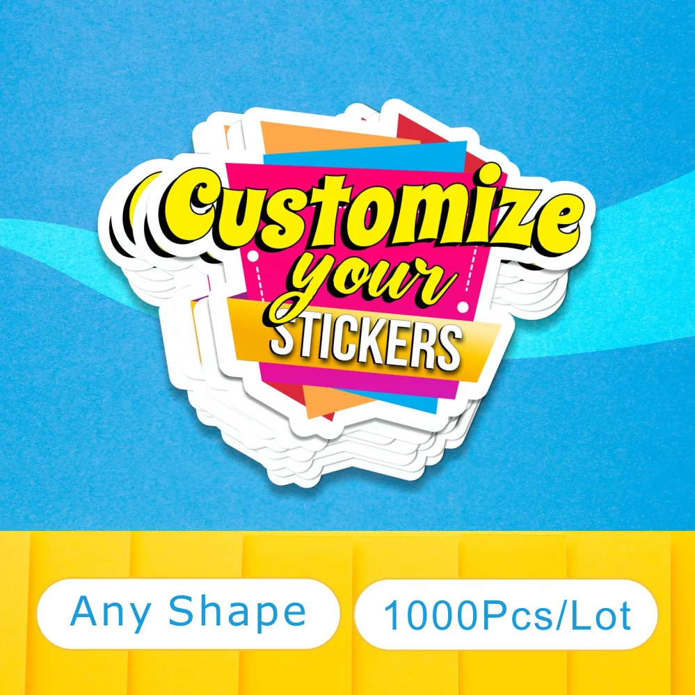 1000PCS-Custom-Logo-Stickers-Personalized-Sticker-Labels-Business ...
