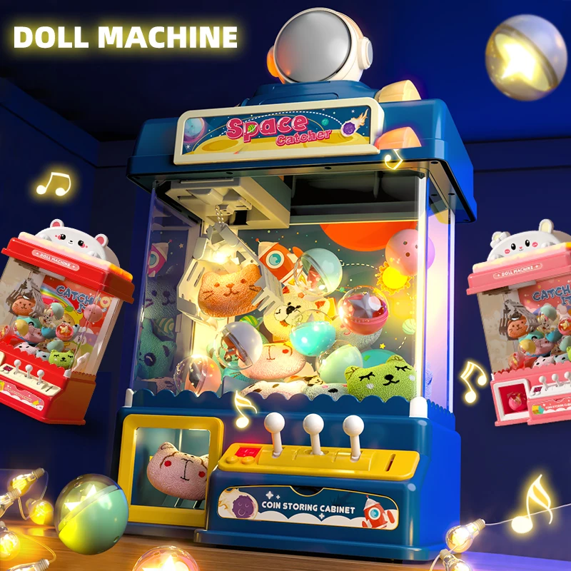 Claw-Doll-Machine-for-Children-Electric-Clip-Game-Brinquedos ...