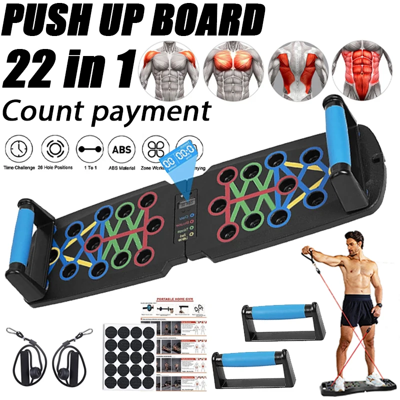 Automatic-Count-Push-Up-Board-Home-Fitness-Rack-Pushup-Bars-Handles ...