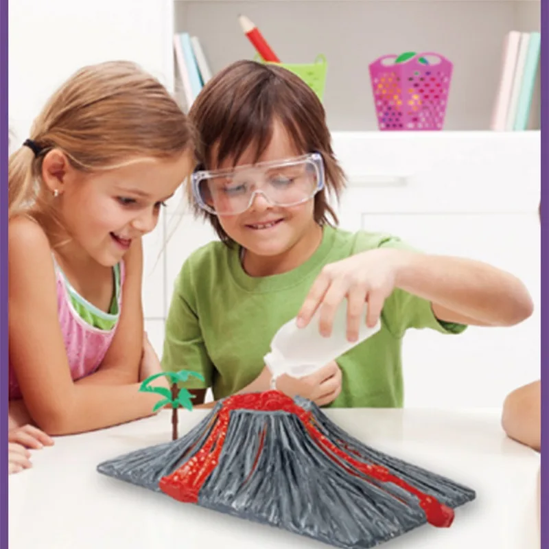Volcano Science Experiment For Kids To Do At Home With