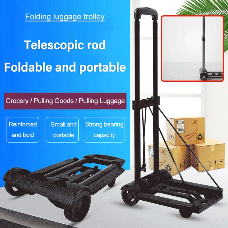 Multifunctional-Folding-luggage-trolley-lightweight-trolley-cart ...