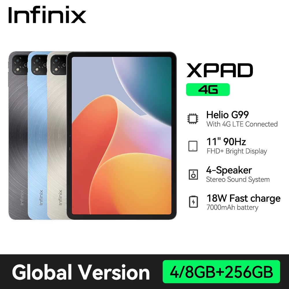 Global-Version-infinix-XPAD-4G-Android-Tablet-11-FHD-Bright-90Hz ...
