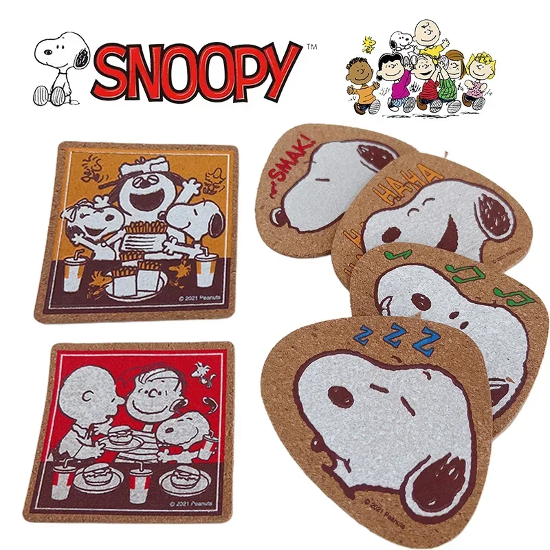 Snoopy-Cup-Coaster-Creative-Cartoon-Cute-Animal-Drink-Coasters-Cup-Pads ...