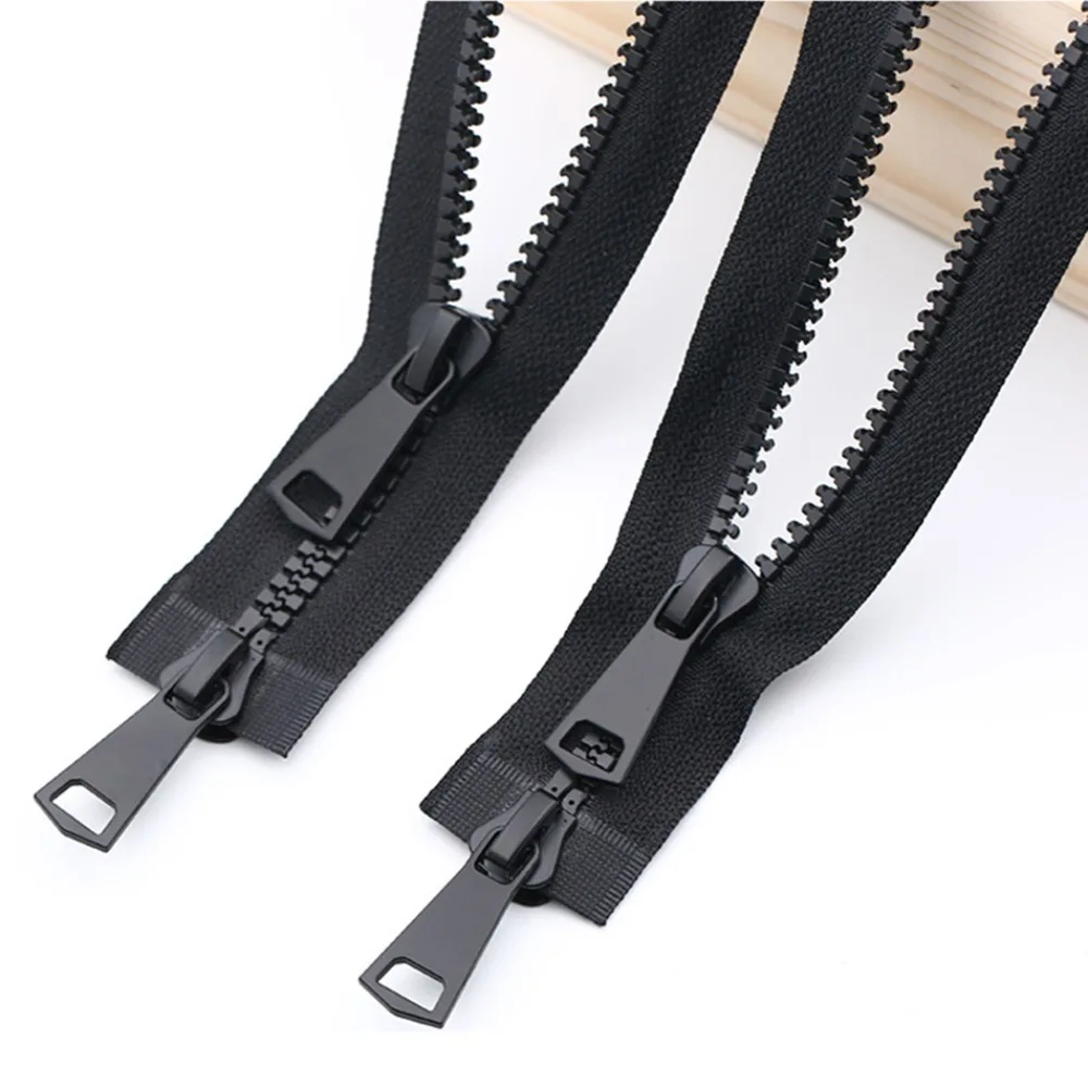 8-Black-Resin-Double-Open-Zipper-Heavy-Duty-Zipper-for-Down-Jacket ...
