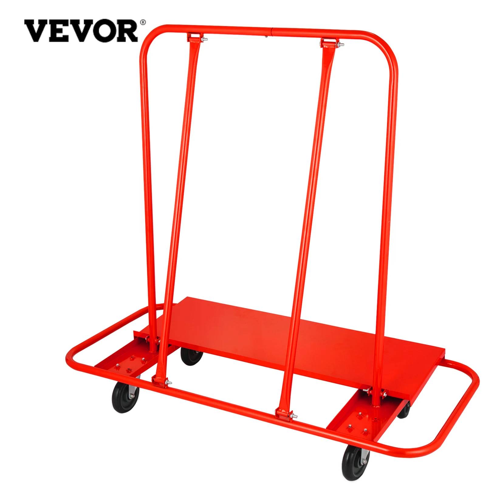 Vevor Drywall Cart 45.3"l × 21.7"w × 31.5"h Sheet Carts With 2200 Lbs/1 ...