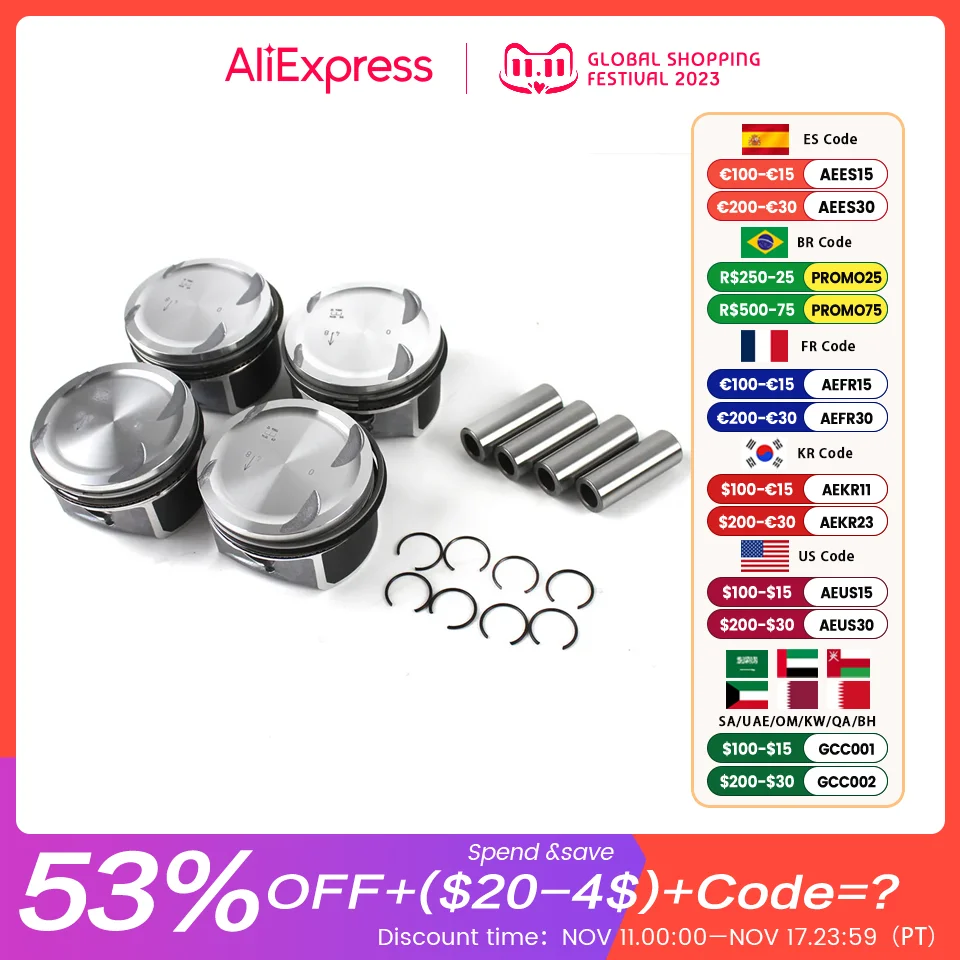 4Pcs-Pistons-Rings-Set-82mm-for-Mercedes-Benz-W203-W204-A209-C200K-M271 ...