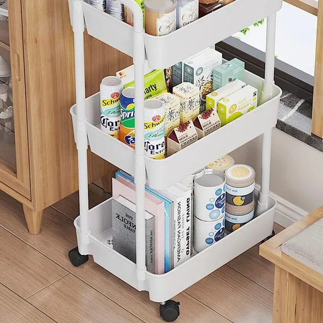 Mobile Storage Rack Trolley Kitchen Bathroom Bedroom Multi Storey ...
